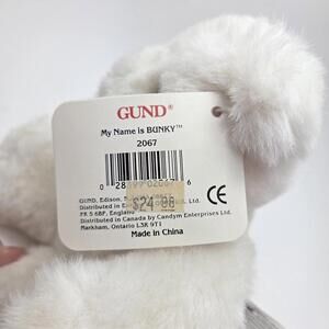 Toys | Gund Bunky The White Teddy Bear Vintage Collectible Bear Smaller ...